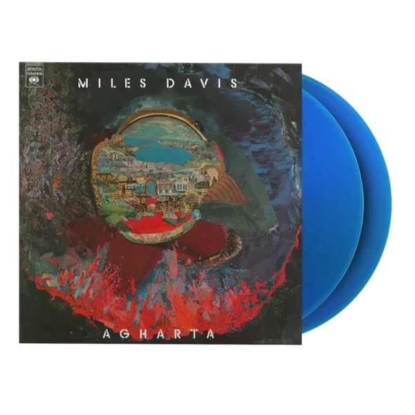 MILES DAVIS: "Agharta" limited blue 2LP - vinylstore jr
